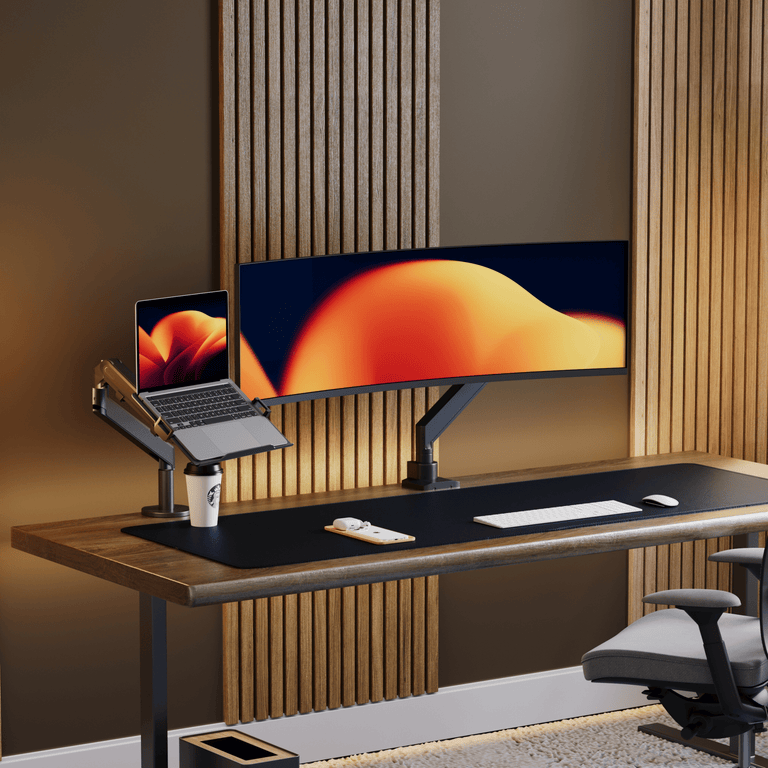 Alberenz® Heavy Duty Gas Spring Monitor Mount (up to 57 inches)